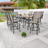 Wayfair | Bar Height Eight Person Patio Dining Sets You'll Love in 2024